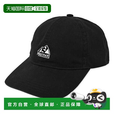 日本直邮Marmot 土拨鼠 Classic Logo 帽子 MTSS25UHG202 黑色