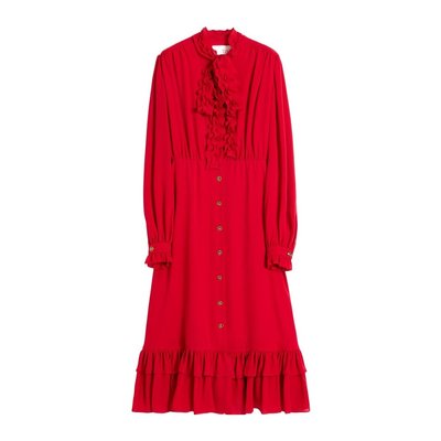 Valentino 长袖连衣裙 BVAF011MH