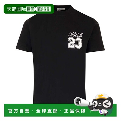 1h可退 香港直邮OFF-WHITE 男士T恤 OMAA027S24JER0051001 AW2025