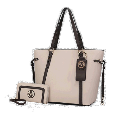 自营 mia k collectionKioea Tote with Wallet & Detachable
