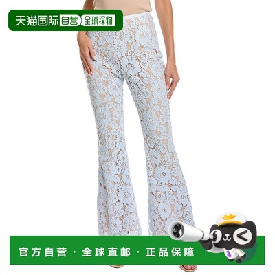 自营Michael Kors花蕾丝Paillette喇叭裤-白色 美国奥莱直发