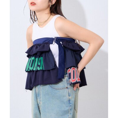 日本直邮etsinta 女士 三层抽褶运动风迷你裙 TYZ1061201A0004