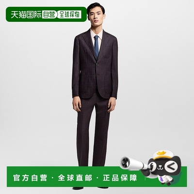 自营1h可退 欧洲直邮LV路易威登 Pont Neuf系列男士波尔多红羊毛l