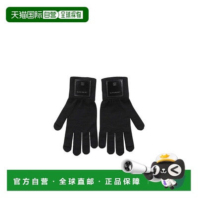 香港直邮Givenchy 徽标手套 BPZ03LP0F1羊毛