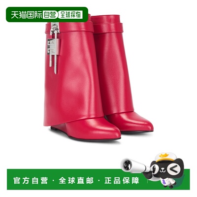 1h可退 香港直邮潮奢 Givenchy 纪梵希 女士 鲨鱼扣脚踝靴 BE603K