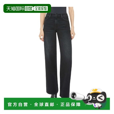香港直邮Mother 腰带环牛仔长裤直筒裤牛仔裤 107981646