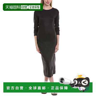 自营Chaser Soft Gauge Jersey Memory Midi Dress - black 美国