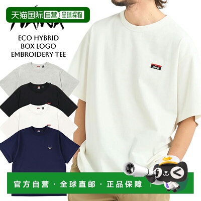 NANGA ECO HYBRID BOX 徽标刺绣T恤nw2411-1g804-a 活页T