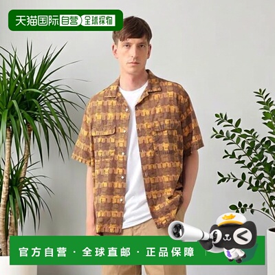 日本直邮Pilgrim Surf+Supply 男装 短袖印花衬衫 36010200065