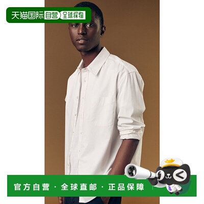 1h可退 香港直邮NILI LOTAN 男士 Finn 衬衣 beige米色 舒适时尚