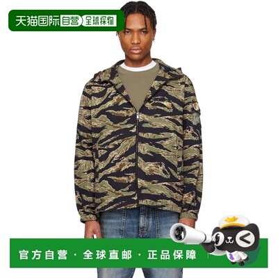 1h可退 香港直邮Givenchy 纪梵希 男士 黑色 & 卡其色 Camo Print