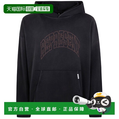 1h可退 欧洲直邮Represent 男士卫衣 MLM100437STAINED SS2026 黑