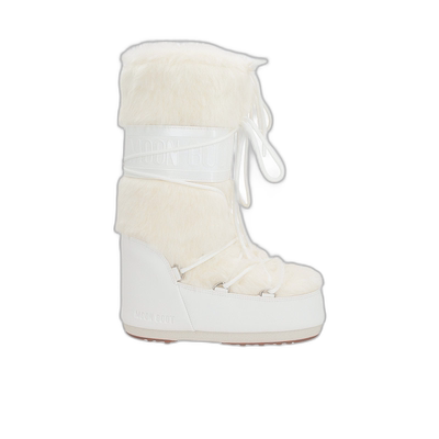 香港直邮MOON BOOT 女士靴子 80D1408900A002 CO 白色 高筒雪地靴