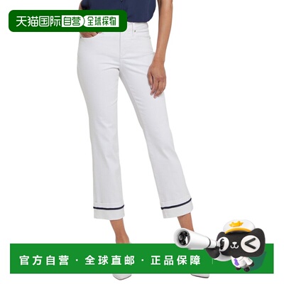自营NYDJ Marilyn Optic White Ankle Crop Jean - white 美国奥