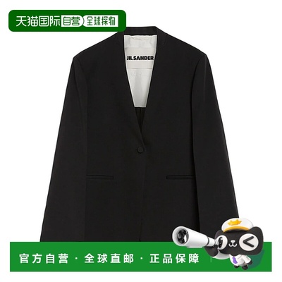 香港直邮Jil Sander 长袖西装夹克羊毛外套 J04BN0108-J40021