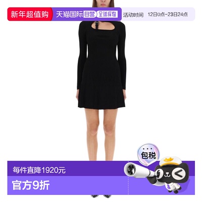 1h可退 香港直邮versace 范思哲 女士 79HAOM01CMH23899 连衣裙 7