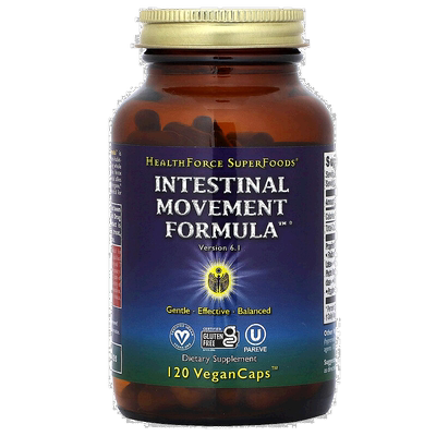 香港直邮HealthForce Superfoods,肠道蠕动帮助，120 粒全素胶囊