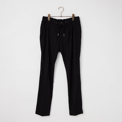 日本直邮1piu1uguale3 RELAX 男士 亚麻混纺提花休闲西裤 USB-260