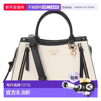 日本直邮Guess WRENLEY Satchel [GU1432AW032487] 女士手提包