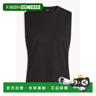 1h可退 香港直邮潮奢 THEORY 希尔瑞 女士 美利奴羊毛上衣 O07117