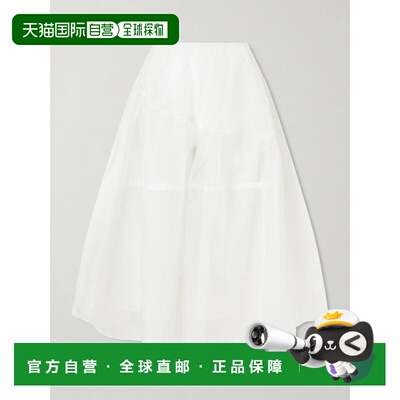 Simone Rocha 蒙娜 罗莎 女士 层叠感褶裥丝质欧【付后1h可退】