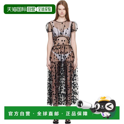香港直邮Cecilie Bahnsen 女士 黑色 CBnanna 连衣裙 425RTW10024