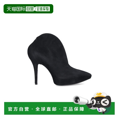 1h可退 香港直邮潮奢 alaia 女士 高跟短筒靴 AA3E060CK214