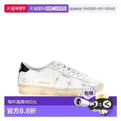 香港直邮Golden Goose Deluxe Brand 圆头低帮休闲鞋 GWF00796.F0