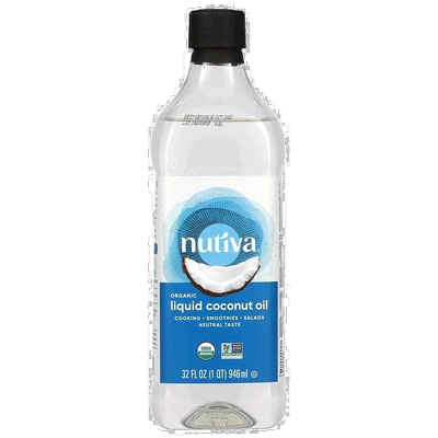 香港直发Nutiva有机椰子油健康压榨身体护理温和滋润滋养946ml