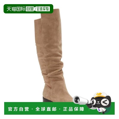 自营Women's Lucky Brand Calypso Boots Dune Leather Knee-High