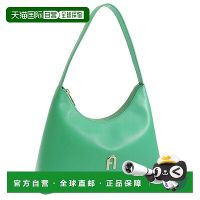 日本直邮FURLA 女士包 斜挎包 皮革 绿色 FURLA DIAMANTE SHOULDE