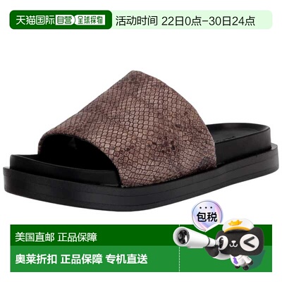 自营Aerosoles Leila Slide Sandal Grey Snake  LEILA-079 Women