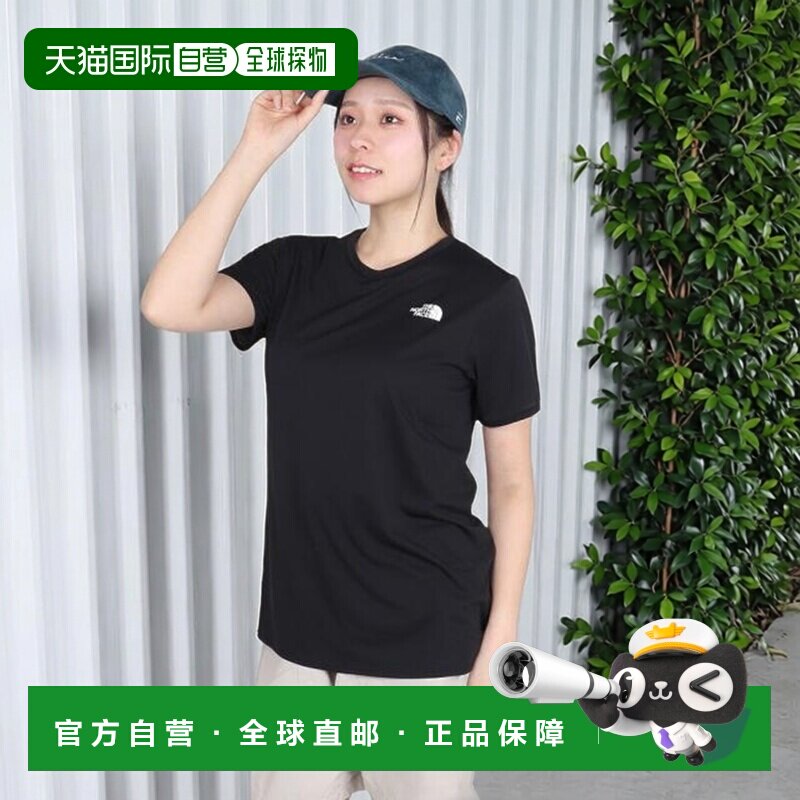 日本直邮THE NORTH FACE 半袖T恤 GTD混色圆领NTW12595 K 女士款
