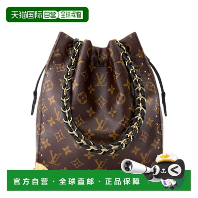自营欧洲直邮LV路易威登 Noe Trunk女士水桶包斜挎包老花涂层帆布