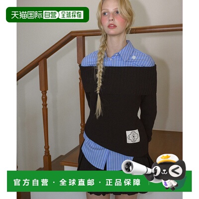 1h可退 日本直邮VITALSIGN 女装复古设计感落肩针织衫 AW4722S167