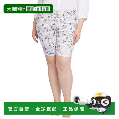 自营 NYDJ加Briella贝卡短花束-多 美国奥莱直发新款短裤休闲裤
