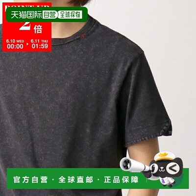 日本直邮REPLAY 短袖T恤 M3379 22662N 男士重磅纯棉成衣染色常规
