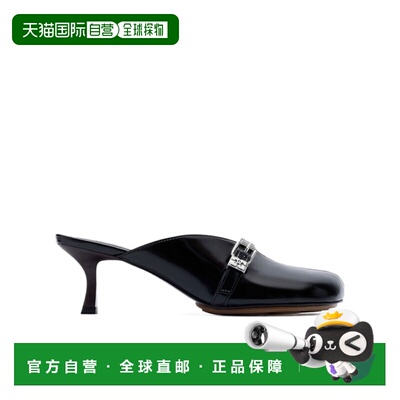 香港直邮GANNI 女士高跟鞋 S3216099 CO 黑色 MULES WITH HEELS
