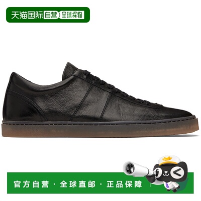 1h可退 香港直邮Lemaire 男士 黑色 Linoleum Laced Up 运动鞋 FO