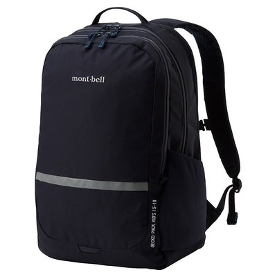 日潮跑腿Montbell儿童双肩背包 15-18 BKNV 1133345