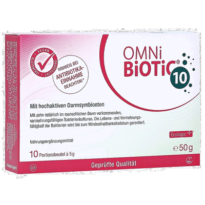 欧洲直邮Omni Biotic益生菌腹泻调理肠胃助消化10*5g