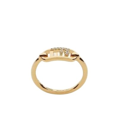 Fendi O’Lock徽标戒指 8AH323A44G