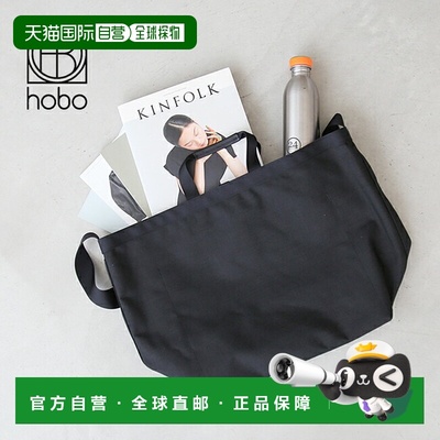 日本直邮 hobo 2WAY TOTE BAG NYLON OXFORD with COW LEATHER 手