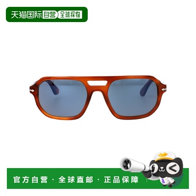 欧洲直邮PERSOL 女士太阳镜 SS2026 GUIDO 棕色配饰 0PO3393S9656