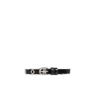 香港直邮ISABEL MARANT 女士腰带 CE230BFAA1A01ABLACKSILVER牛皮