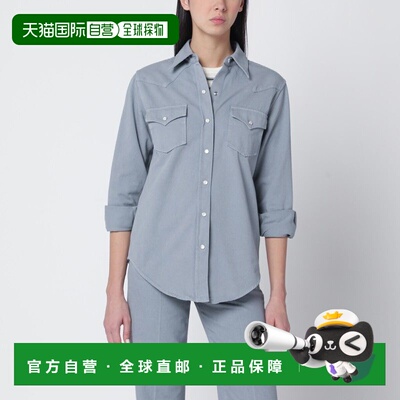 1h可退 香港直邮A.P.C. 女士衬衫 COHLDF12644COIAC SS2026 蓝色