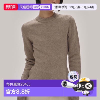 日本直邮TODAYFUL 上衣蓬松荷叶边针织衫长袖圆领125205212025秋