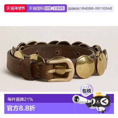 1h可退 香港直邮GOLDEN GOOSE 女士 TRINIDAD FLESH 细款水洗皮革