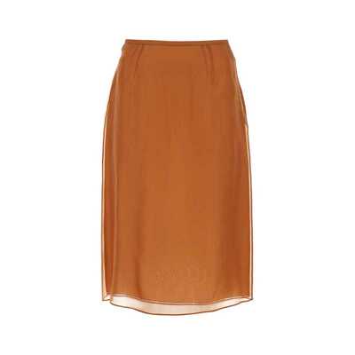 PRADA 女士半身裙 P123JSOOO1344F0033 SS2024 橙色