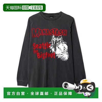 1h可退 日本直邮MANASTASH 男女同款长袖印花T恤 7924230008